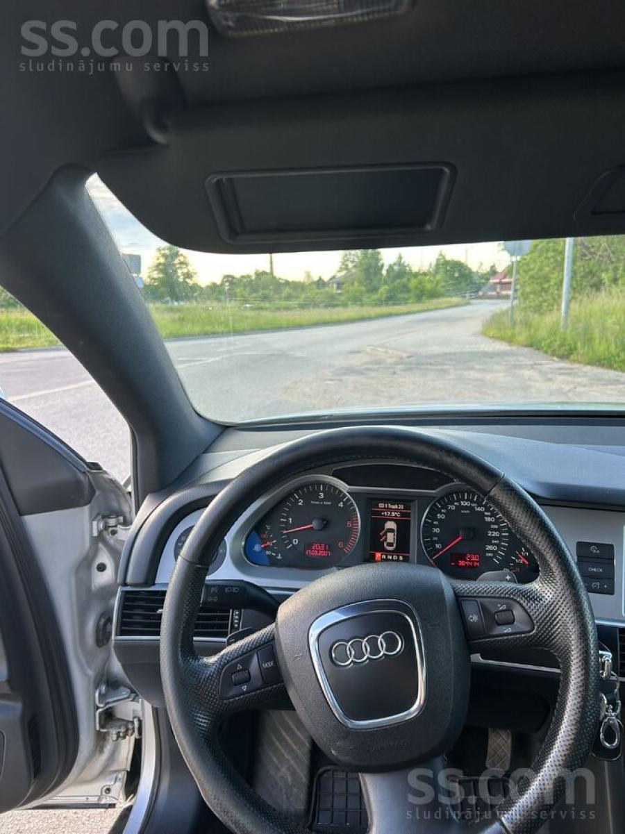 Grey Audi A6 2007 in Riga, with an engine capacity of 3.00 L and mileage of 364 thousand km for 4200 €, photo 7 on AUTOMOTO.COM.LV