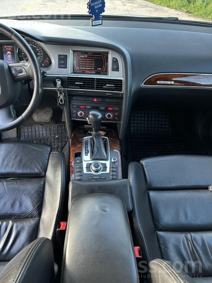 Grey Audi A6 2007 in Riga, with an engine capacity of 3.00 L and mileage of 364 thousand km for 4200 €, photo 8 on AUTOMOTO.COM.LV