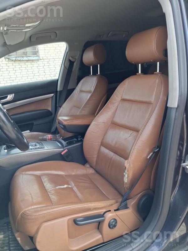 Grey Audi A6 2007 in Liepaja, with an engine capacity of 2.70 L and mileage of 454 thousand km for 1600 €, photo 7 on AUTOMOTO.COM.LV