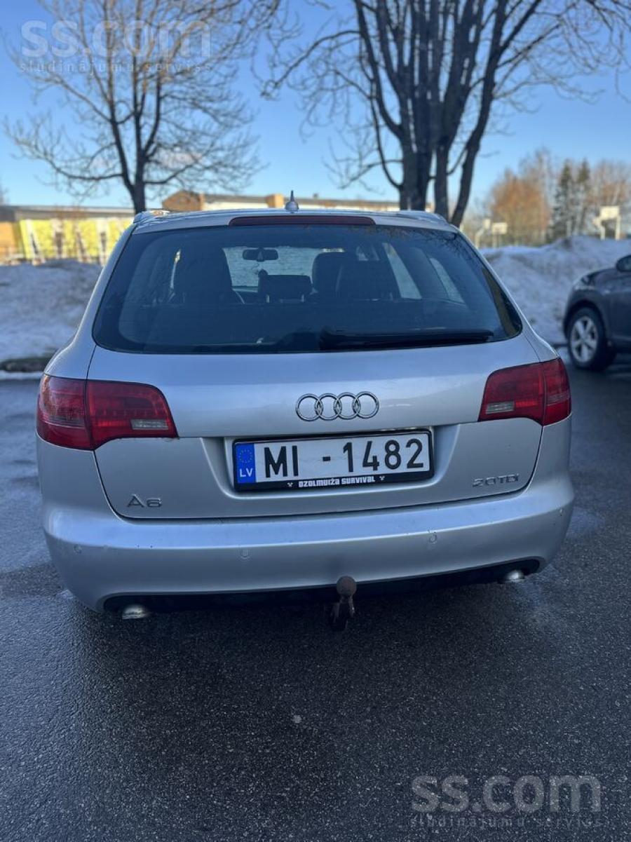 Grey Audi A6 2007 in Rezekne, with an engine capacity of 2.00 L and mileage of 309 thousand km for 3600 €, photo 5 on AUTOMOTO.COM.LV