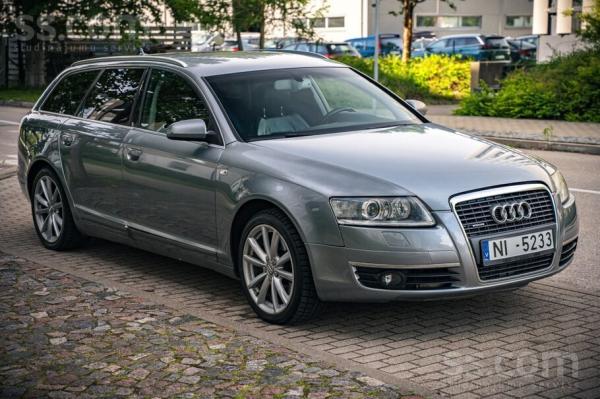 Grey Audi A6 2007 in Riga, with an engine capacity of 3.00 L and mileage of 0 thousand km for 2590 €, photo 3 on AUTOMOTO.COM.LV