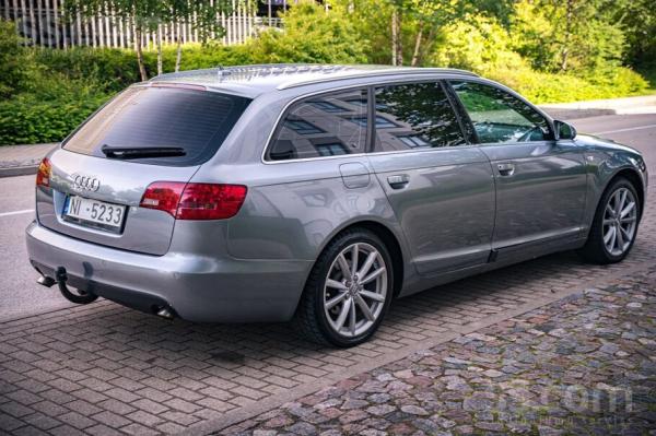 Grey Audi A6 2007 in Riga, with an engine capacity of 3.00 L and mileage of 0 thousand km for 2590 €, photo 4 on AUTOMOTO.COM.LV