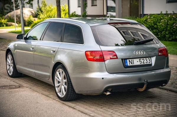 Grey Audi A6 2007 in Riga, with an engine capacity of 3.00 L and mileage of 0 thousand km for 2590 €, photo 6 on AUTOMOTO.COM.LV