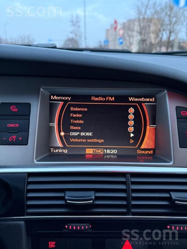 Серый Ауди А6 2007 в Елгава, объемом двигателя 2.70 л и пробегом 322 тыс. км за 2500 €, фото 10 на AUTOMOTO.COM.LV