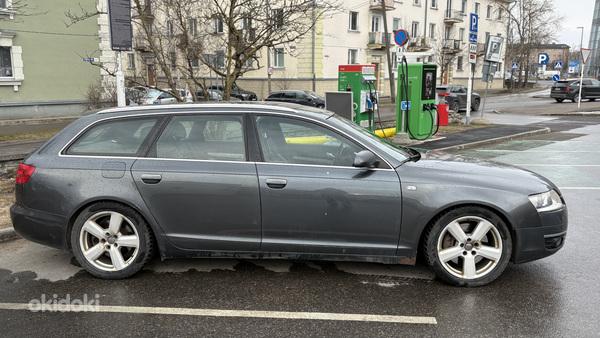 Grey Audi A6 2007 in Tallinn, with an engine capacity of 3.00 L and mileage of 359 thousand km for 2800 €, photo 5 on AUTOMOTO.COM.LV