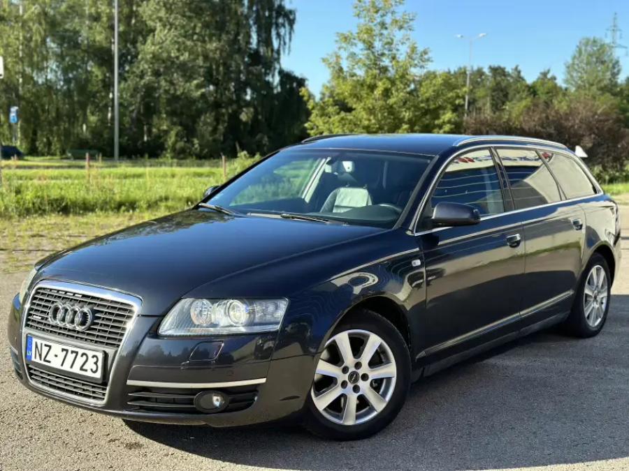 Grey Audi A6 2007 in Riga, with an engine capacity of 3.00 L and mileage of 379 thousand km for 3690 €, photo 1 on AUTOMOTO.COM.LV