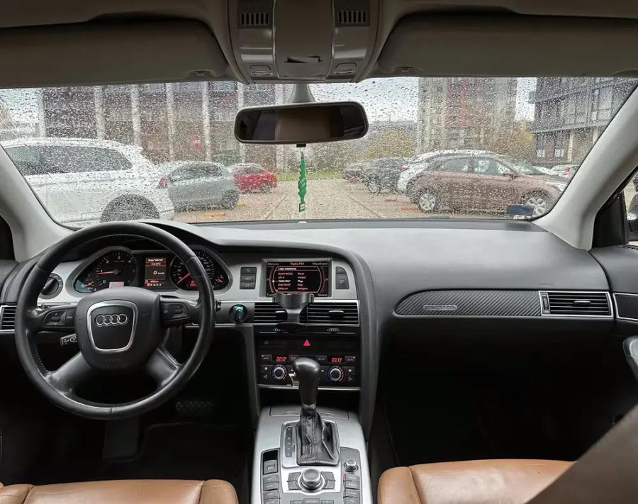 Grey Audi A6 2007 in Riga, with an engine capacity of 3.00 L and mileage of 254 thousand km for 3690 €, photo 23 on AUTOMOTO.COM.LV