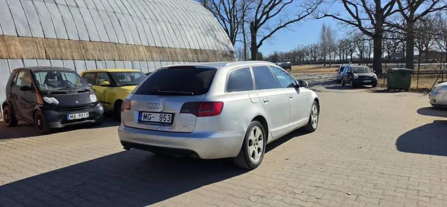 Серый Ауди А6 2007 в Валмиера, объемом двигателя 2.70 л и пробегом 315 тыс. км за 1650 €, фото 4 на AUTOMOTO.COM.LV