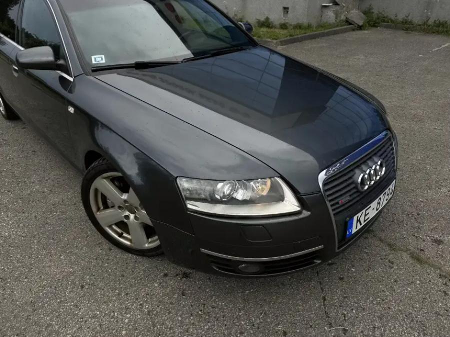 Grey Audi A6 2007 in Riga, with an engine capacity of 3.00 L and mileage of 378 thousand km for 3990 €, photo 1 on AUTOMOTO.COM.LV