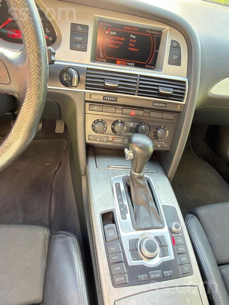 Pelēks Audi A6 2007 Tukums, ar dzinēja tilpumu 2.00 L un nobraukumu 365 tūkst. km par 3400 €, foto 17 vietnē AUTOMOTO.COM.LV