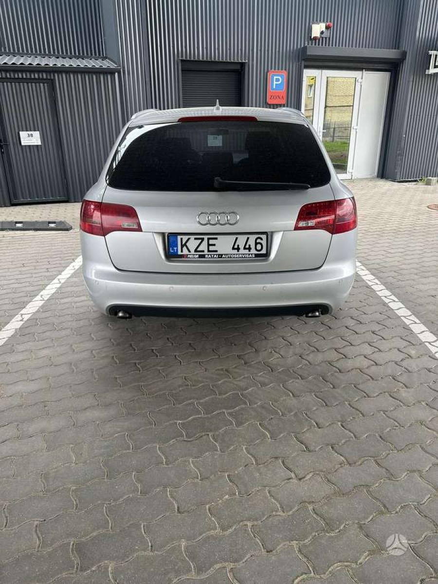 Grey Audi A6 2007 in Vilnius, with an engine capacity of 2.70 L and mileage of 366 thousand km for 2500 €, photo 5 on AUTOMOTO.COM.LV