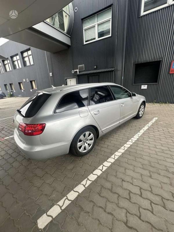 Grey Audi A6 2007 in Vilnius, with an engine capacity of 2.70 L and mileage of 366 thousand km for 2500 €, photo 5 on AUTOMOTO.COM.LV