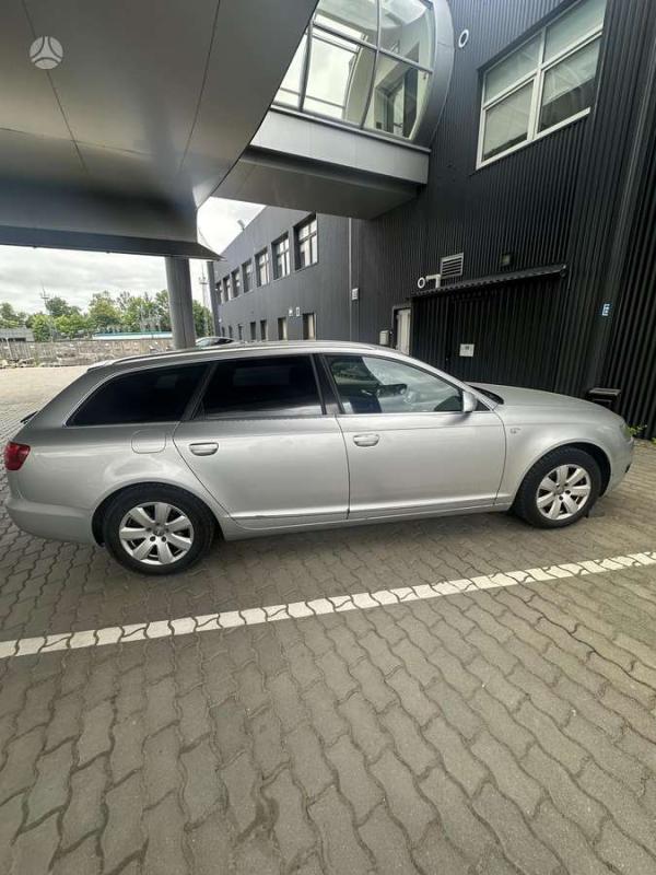 Grey Audi A6 2007 in Vilnius, with an engine capacity of 2.70 L and mileage of 366 thousand km for 2500 €, photo 6 on AUTOMOTO.COM.LV