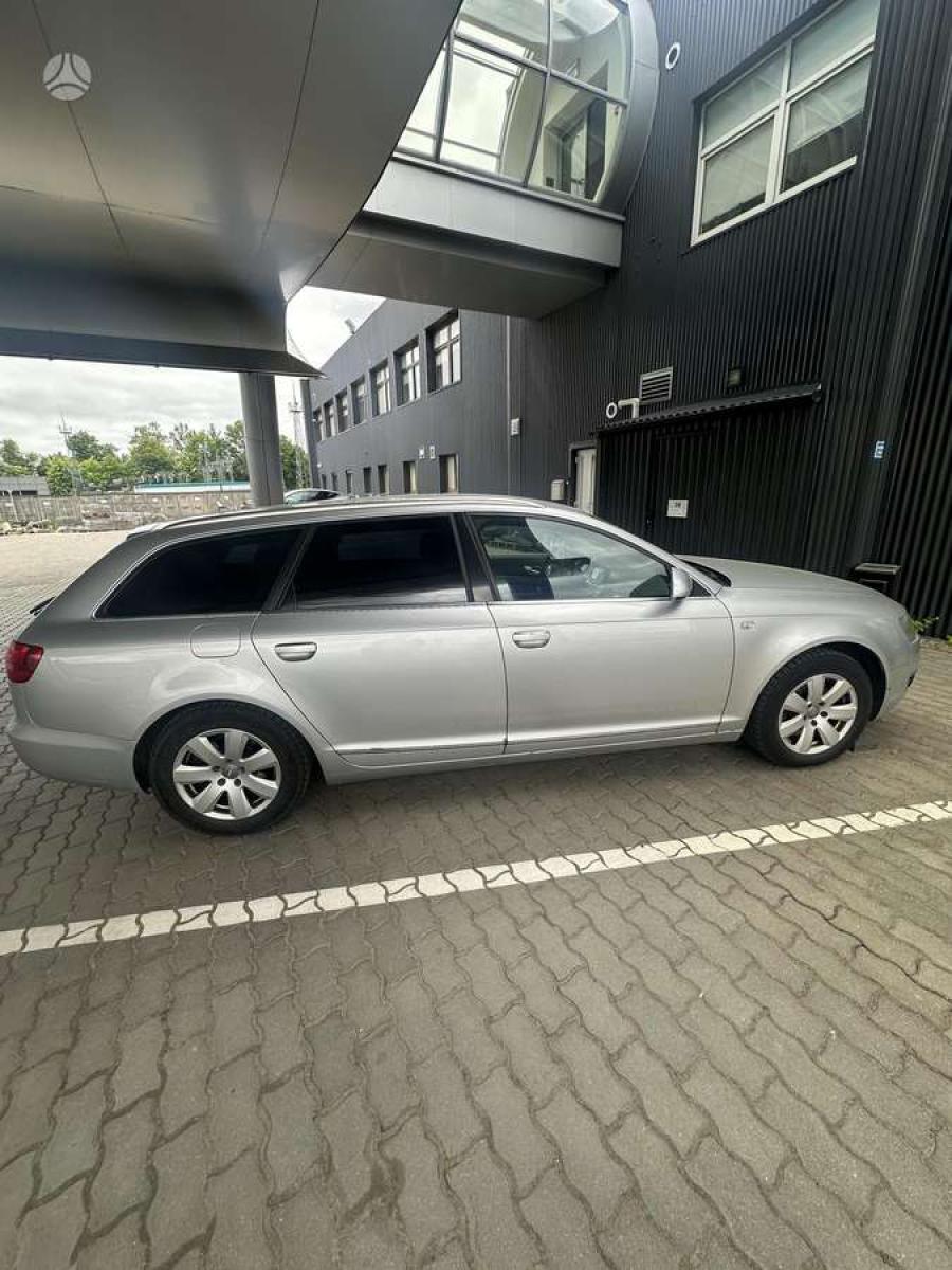 Grey Audi A6 2007 in Vilnius, with an engine capacity of 2.70 L and mileage of 366 thousand km for 2500 €, photo 7 on AUTOMOTO.COM.LV