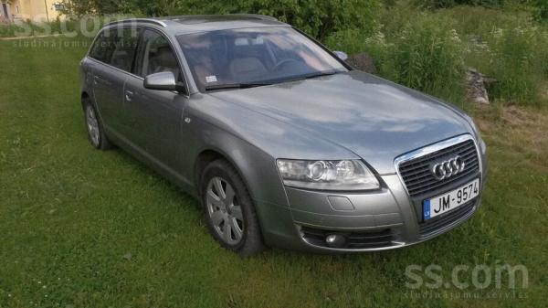 Grey Audi A6 2007 in Riga, with an engine capacity of 2.70 L and mileage of 450 thousand km for 3900 €, photo 1 on AUTOMOTO.COM.LV