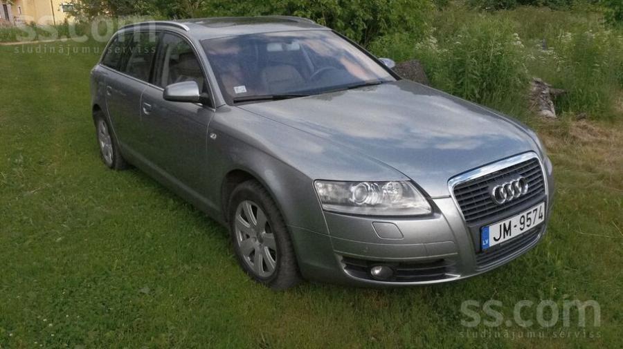 Grey Audi A6 2007 in Riga, with an engine capacity of 2.70 L and mileage of 450 thousand km for 3900 €, photo 1 on AUTOMOTO.COM.LV