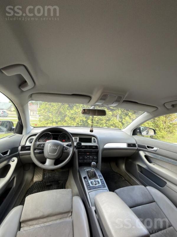 Grey Audi A6 2007 in Jekabpils, with an engine capacity of 2.80 L and mileage of 327 thousand km for 3499 €, photo 9 on AUTOMOTO.COM.LV