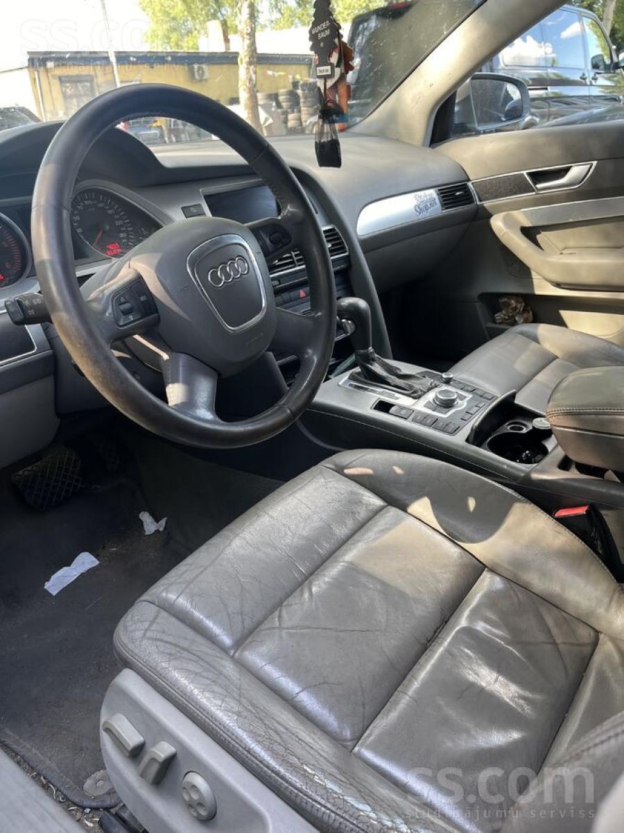 Grey Audi A6 2007 in Riga, with an engine capacity of 2.70 L and mileage of 0 thousand km for 1800 €, photo 5 on AUTOMOTO.COM.LV