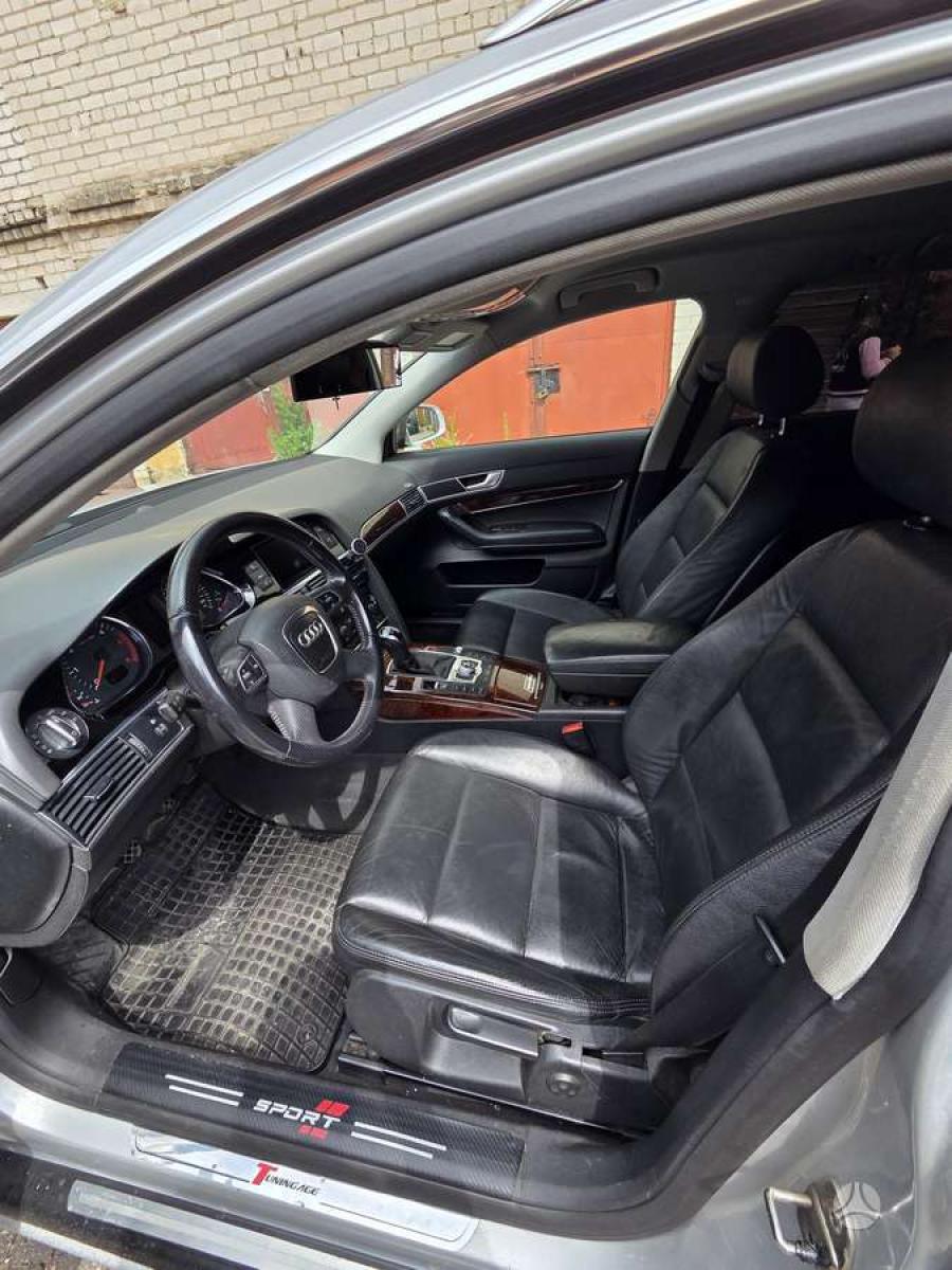 Grey Audi A6 2007 in Kaunas, with an engine capacity of 2.70 L and mileage of 355 thousand km for 3000 €, photo 6 on AUTOMOTO.COM.LV