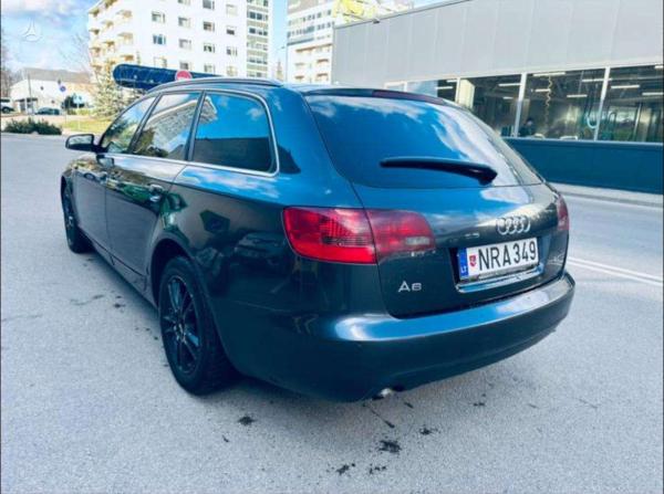 Pelēks Audi A6 2007 Viļņa, ar dzinēja tilpumu 2.70 L un nobraukumu 332 tūkst. km par 1100 €, foto 4 vietnē AUTOMOTO.COM.LV