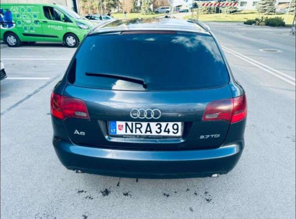 Pelēks Audi A6 2007 Viļņa, ar dzinēja tilpumu 2.70 L un nobraukumu 332 tūkst. km par 1100 €, foto 5 vietnē AUTOMOTO.COM.LV