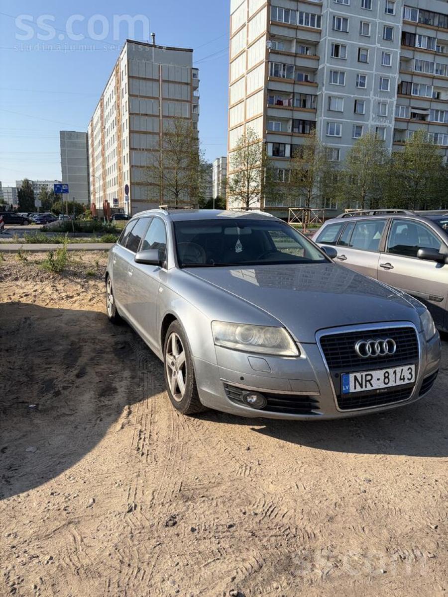 Grey Audi A6 2007 in Riga, with an engine capacity of 2.00 L and mileage of 292 thousand km for 1700 €, photo 1 on AUTOMOTO.COM.LV
