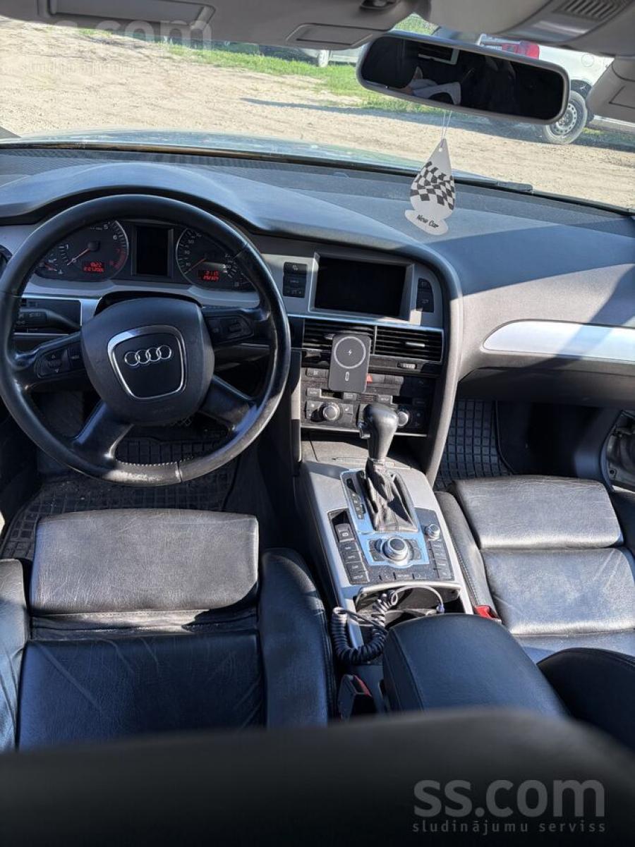 Grey Audi A6 2007 in Riga, with an engine capacity of 2.00 L and mileage of 292 thousand km for 1700 €, photo 5 on AUTOMOTO.COM.LV