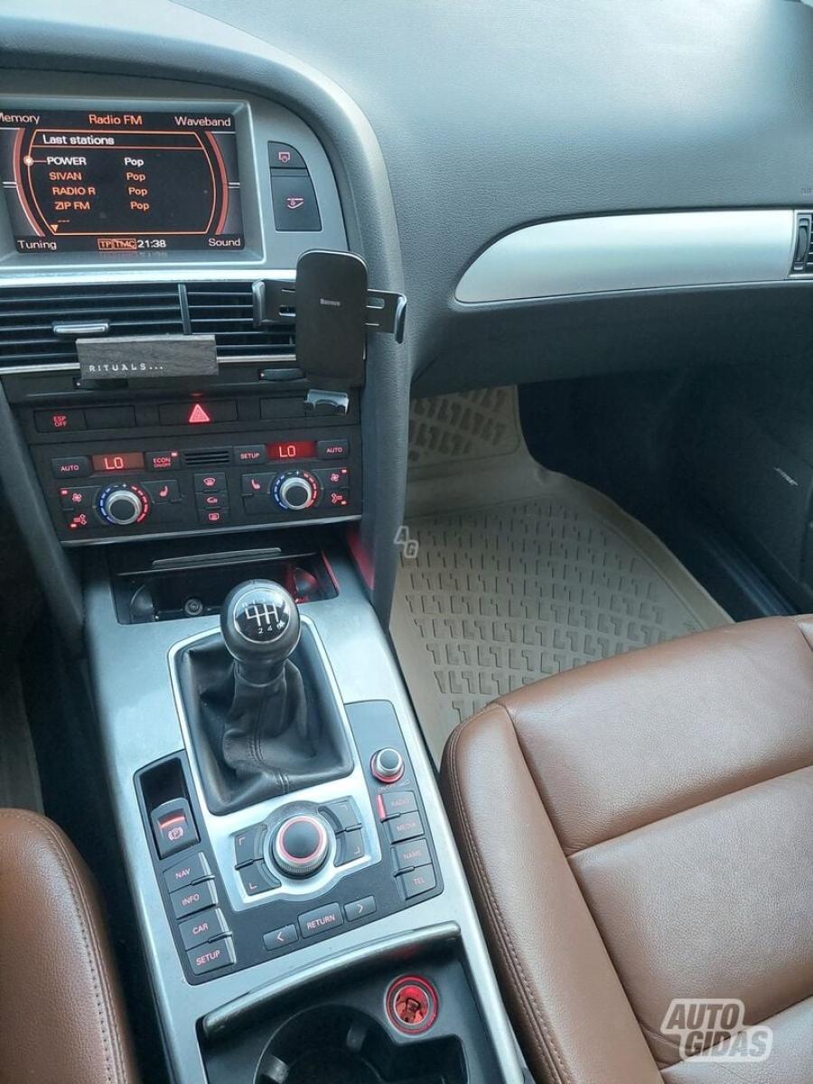 Grey Audi A6 2007 in Kaunas, with an engine capacity of 2.00 L and mileage of 377 thousand km for 3700 €, photo 13 on AUTOMOTO.COM.LV