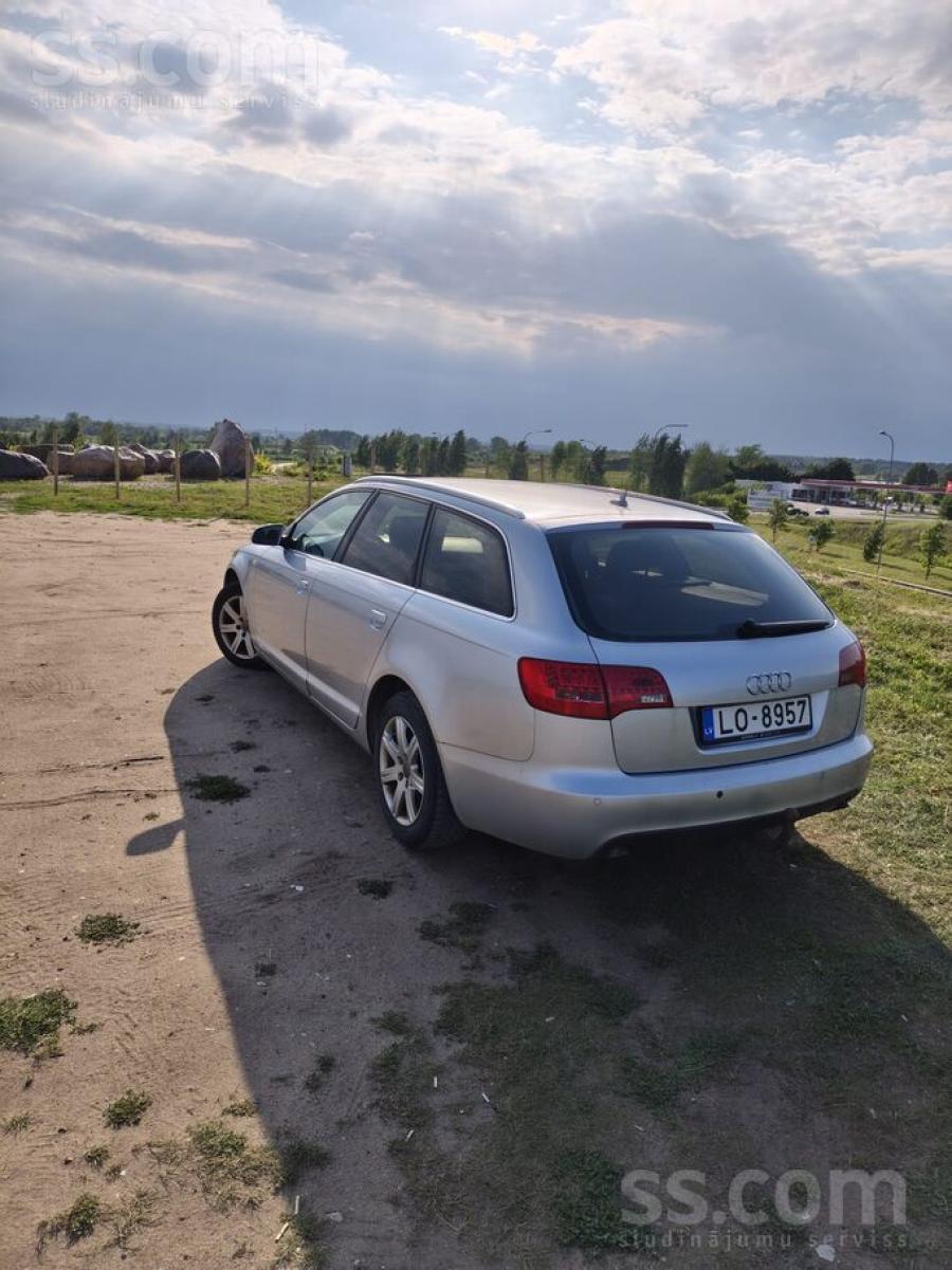 Grey Audi A6 2007 in Daugavpils, with an engine capacity of 2.00 L and mileage of 334 thousand km for 3150 €, photo 4 on AUTOMOTO.COM.LV