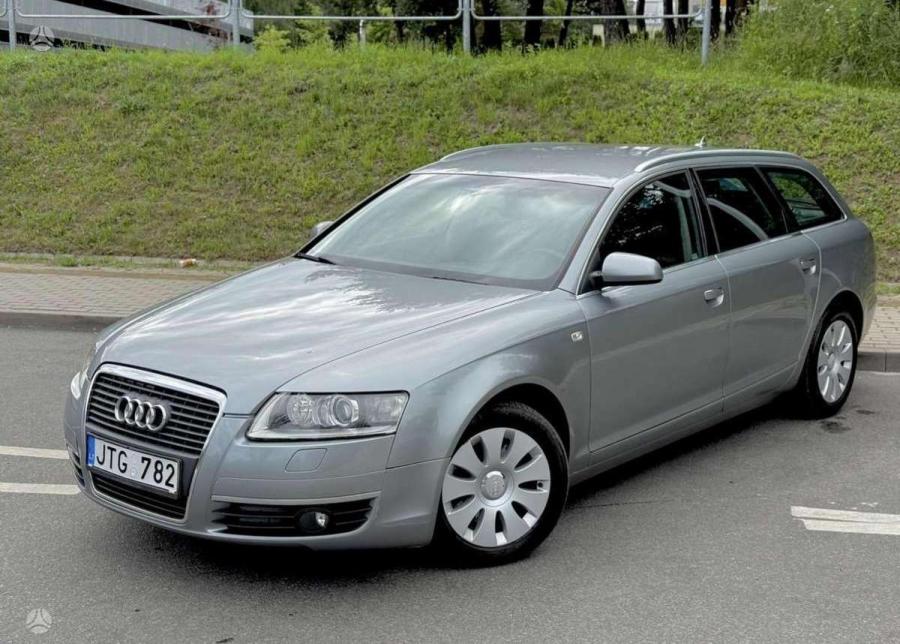 Grey Audi A6 2007 in Vilnius, with an engine capacity of 2.00 L and mileage of 290 thousand km for 1900 €, photo 1 on AUTOMOTO.COM.LV