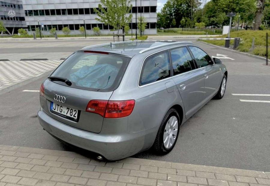Grey Audi A6 2007 in Vilnius, with an engine capacity of 2.00 L and mileage of 290 thousand km for 1900 €, photo 8 on AUTOMOTO.COM.LV
