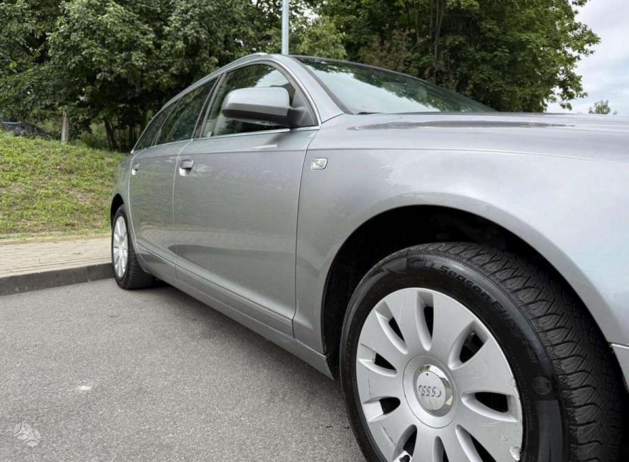 Grey Audi A6 2007 in Vilnius, with an engine capacity of 2.00 L and mileage of 290 thousand km for 1900 €, photo 10 on AUTOMOTO.COM.LV