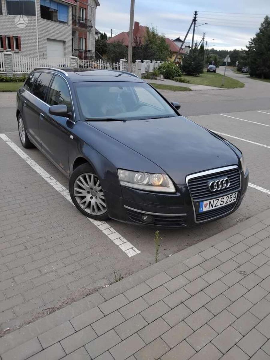 Grey Audi A6 2007 in Vilnius, with an engine capacity of 2.97 L and mileage of 378 thousand km for 2400 €, photo 1 on AUTOMOTO.COM.LV