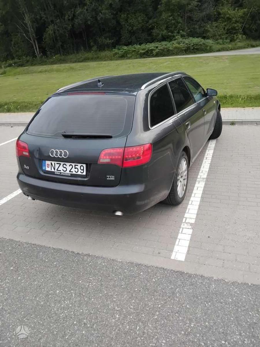 Grey Audi A6 2007 in Vilnius, with an engine capacity of 2.97 L and mileage of 378 thousand km for 2400 €, photo 5 on AUTOMOTO.COM.LV