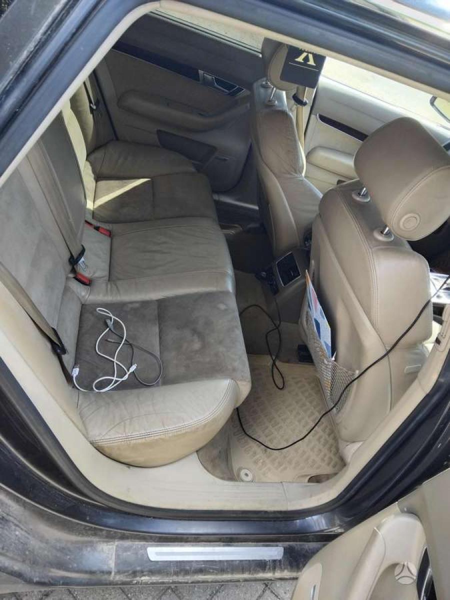 Grey Audi A6 2007 in Vilnius, with an engine capacity of 2.97 L and mileage of 378 thousand km for 2400 €, photo 6 on AUTOMOTO.COM.LV
