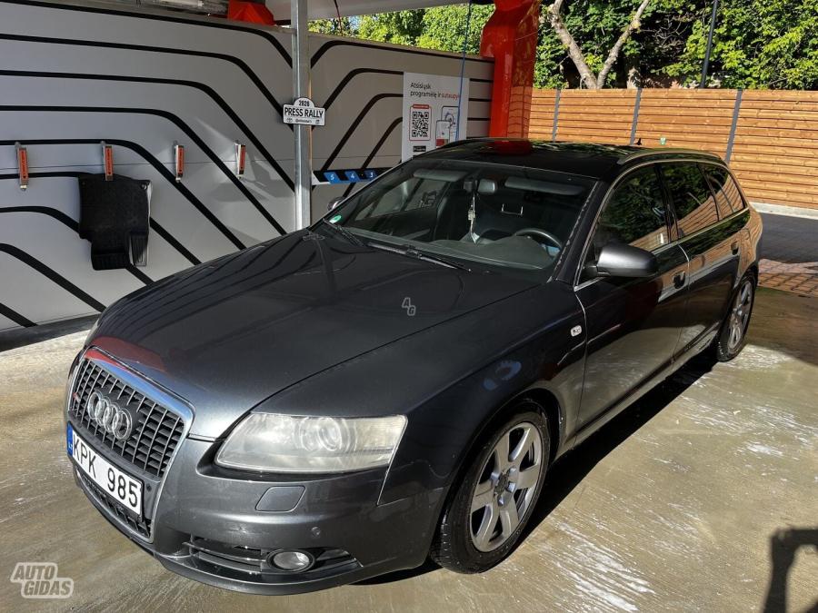 Grey Audi A6 2007 in Vilnius, with an engine capacity of 3.00 L and mileage of 386 thousand km for 2500 €, photo 1 on AUTOMOTO.COM.LV