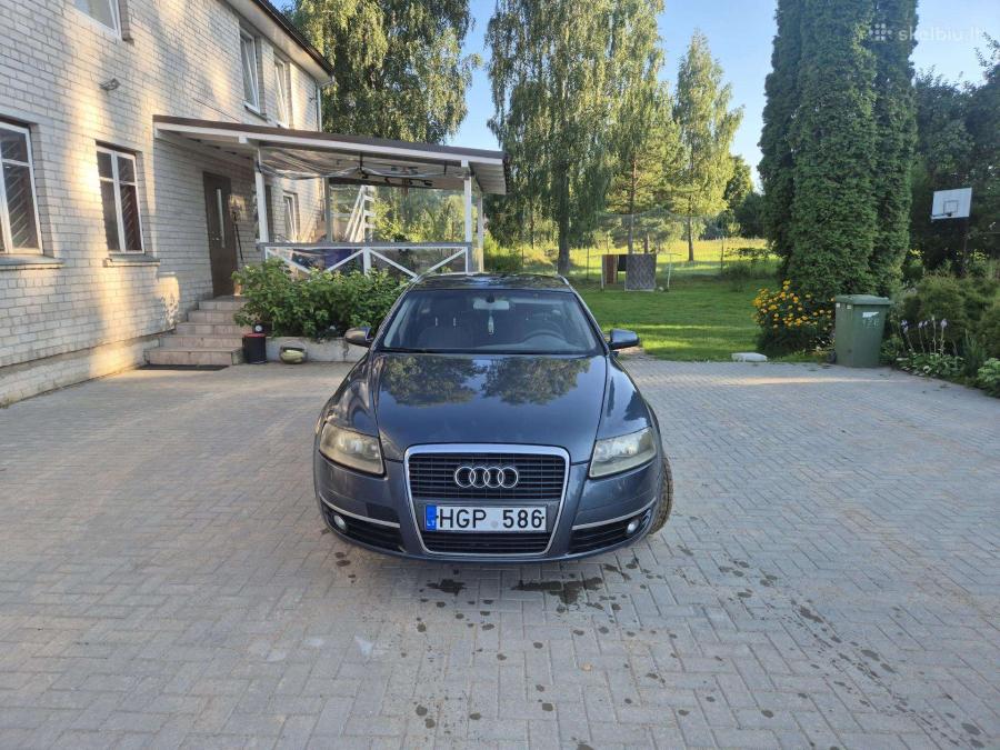Grey Audi A6 2007 in Vilnius, with an engine capacity of 2.70 L and mileage of 310 thousand km for 1100 €, photo 3 on AUTOMOTO.COM.LV