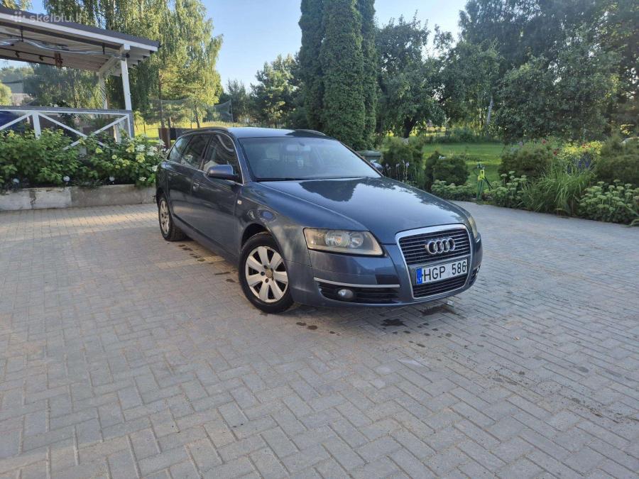 Grey Audi A6 2007 in Vilnius, with an engine capacity of 2.70 L and mileage of 310 thousand km for 1100 €, photo 4 on AUTOMOTO.COM.LV