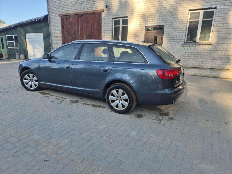 Grey Audi A6 2007 in Vilnius, with an engine capacity of 2.70 L and mileage of 310 thousand km for 1100 €, photo 7 on AUTOMOTO.COM.LV