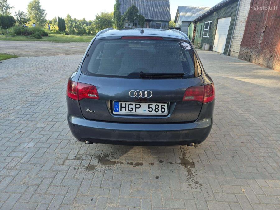Grey Audi A6 2007 in Vilnius, with an engine capacity of 2.70 L and mileage of 310 thousand km for 1100 €, photo 8 on AUTOMOTO.COM.LV