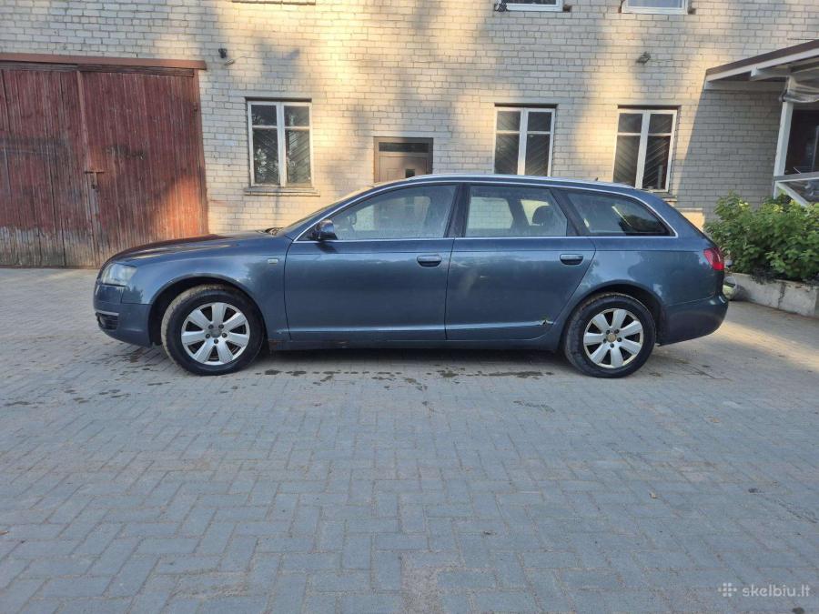 Grey Audi A6 2007 in Vilnius, with an engine capacity of 2.70 L and mileage of 310 thousand km for 1100 €, photo 9 on AUTOMOTO.COM.LV
