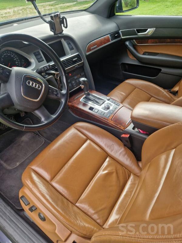 Pelēks Audi A6 2007 Jelgava, ar dzinēja tilpumu 2.70 L un nobraukumu 373 tūkst. km par 2600 €, foto 5 vietnē AUTOMOTO.COM.LV