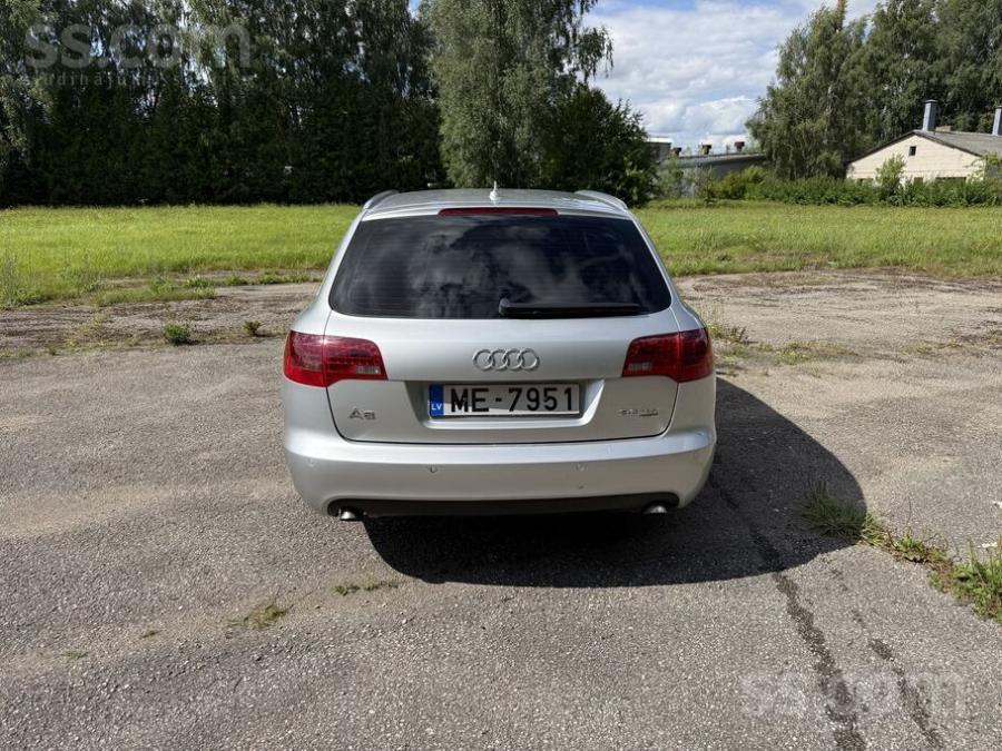 Grey Audi A6 2007 in Jelgava, with an engine capacity of 3.00 L and mileage of 528 thousand km for 4100 €, photo 6 on AUTOMOTO.COM.LV