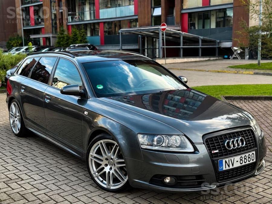 Grey Audi A6 2007 in Riga, with an engine capacity of 3.00 L and mileage of 341 thousand km for 3690 €, photo 1 on AUTOMOTO.COM.LV