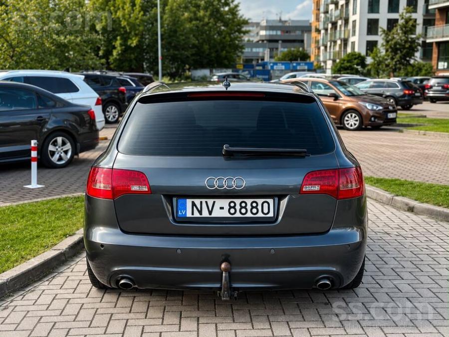 Grey Audi A6 2007 in Riga, with an engine capacity of 3.00 L and mileage of 341 thousand km for 3690 €, photo 6 on AUTOMOTO.COM.LV