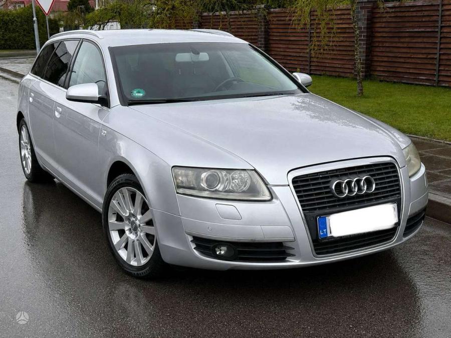 Grey Audi A6 2007 in Klaipeda, with an engine capacity of 2.70 L and mileage of 297 thousand km for 3170 €, photo 1 on AUTOMOTO.COM.LV