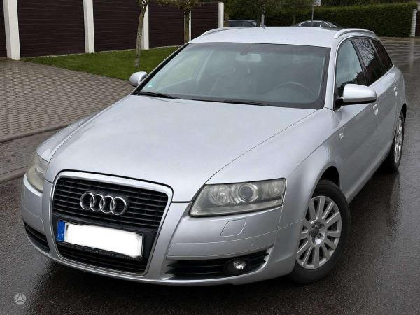 Grey Audi A6 2007 in Klaipeda, with an engine capacity of 2.70 L and mileage of 297 thousand km for 3170 €, photo 2 on AUTOMOTO.COM.LV