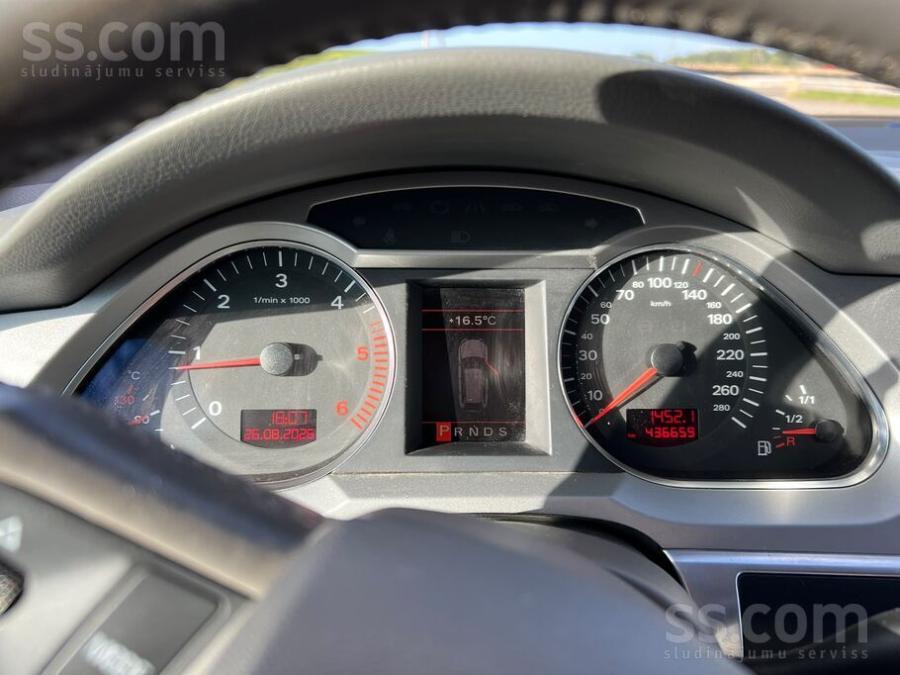 Pelēks Audi A6 2007 Valmiera, ar dzinēja tilpumu 3.00 L un nobraukumu 437 tūkst. km par 2800 €, foto 10 vietnē AUTOMOTO.COM.LV