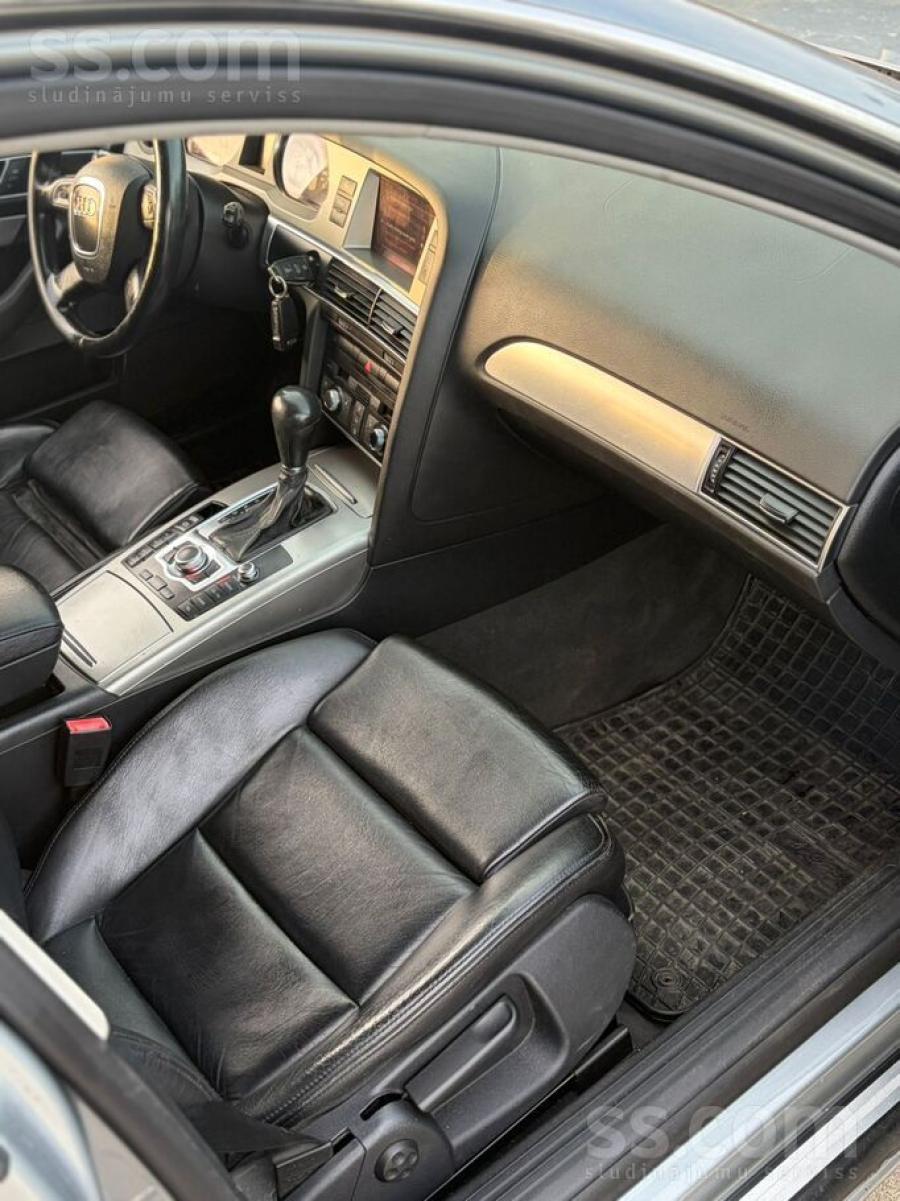Grey Audi A6 2007 in Riga, with an engine capacity of 2.00 L and mileage of 292 thousand km for 4000 €, photo 7 on AUTOMOTO.COM.LV