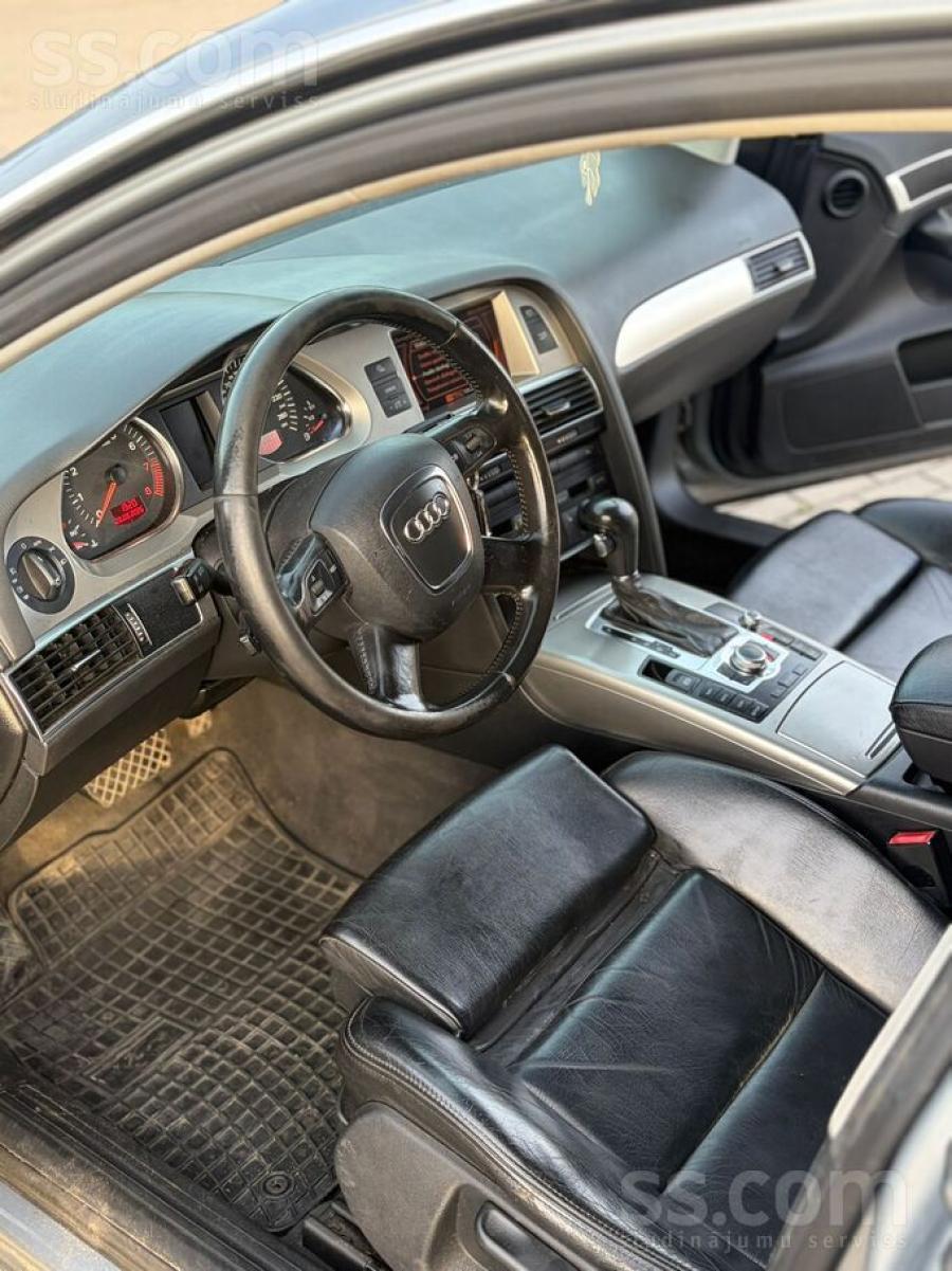 Pelēks Audi A6 2007 Rīga, ar dzinēja tilpumu 2.00 L un nobraukumu 292 tūkst. km par 3800 €, foto 9 vietnē AUTOMOTO.COM.LV